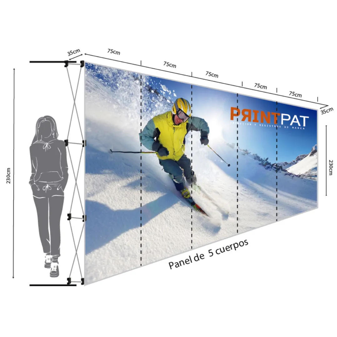 Panel Tela Sin Laterales - PrintPat